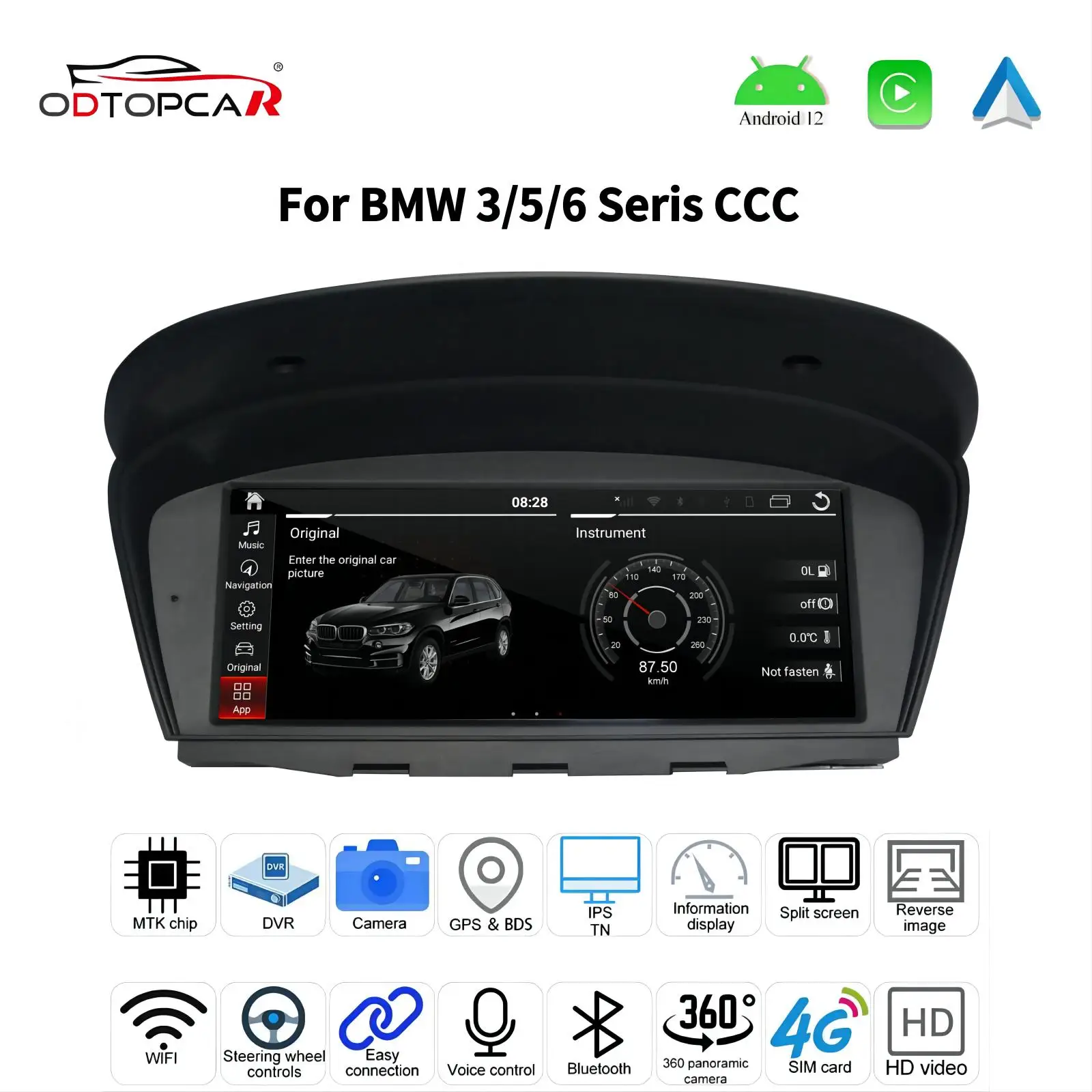 Car-Accessories-for-BMW-3-5-6-Series-CCC-System-8-8-inch-Touch-Screen ...