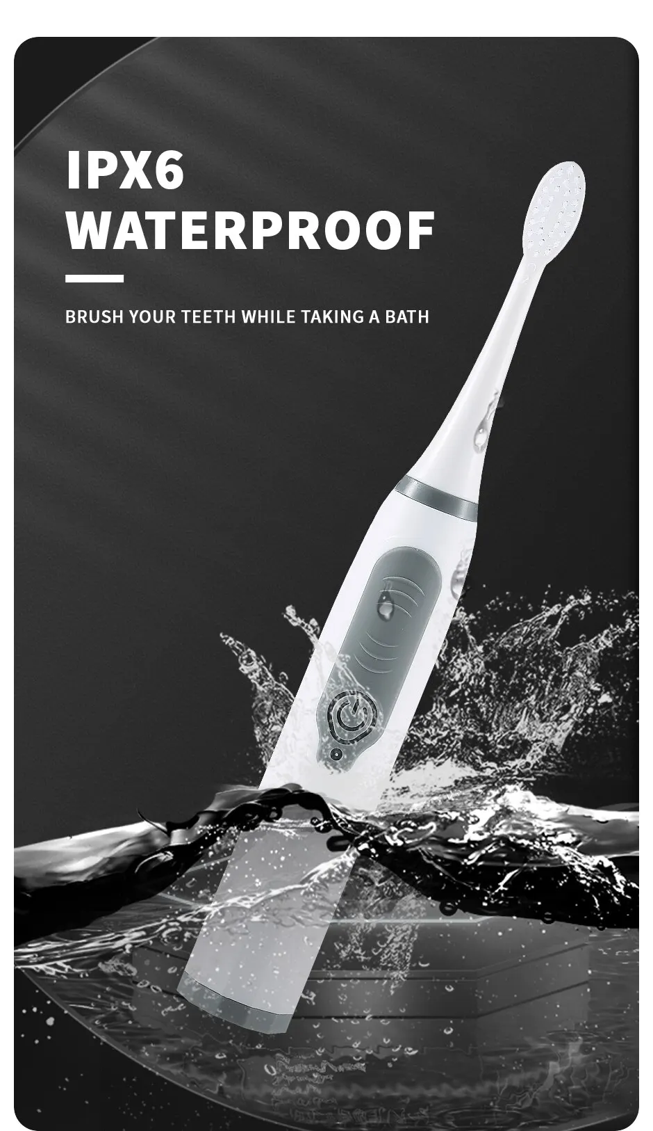 Jianpai Sonic Electric Toothbrush For Men And Women Adult Household Non