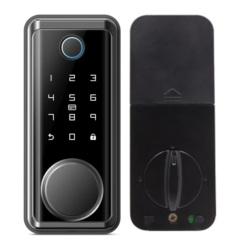 Electronic-Door-Lock-For-Tuya-Lock-With-Deadbolt-Lock-Fingerprint-Lock ...