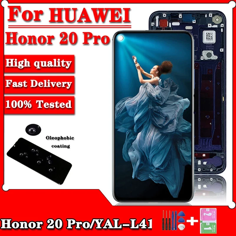 Test-For-Huawei-Honor-20-Pro-20Pro-LCD-Display-Touch-Screen-Digitizer ...