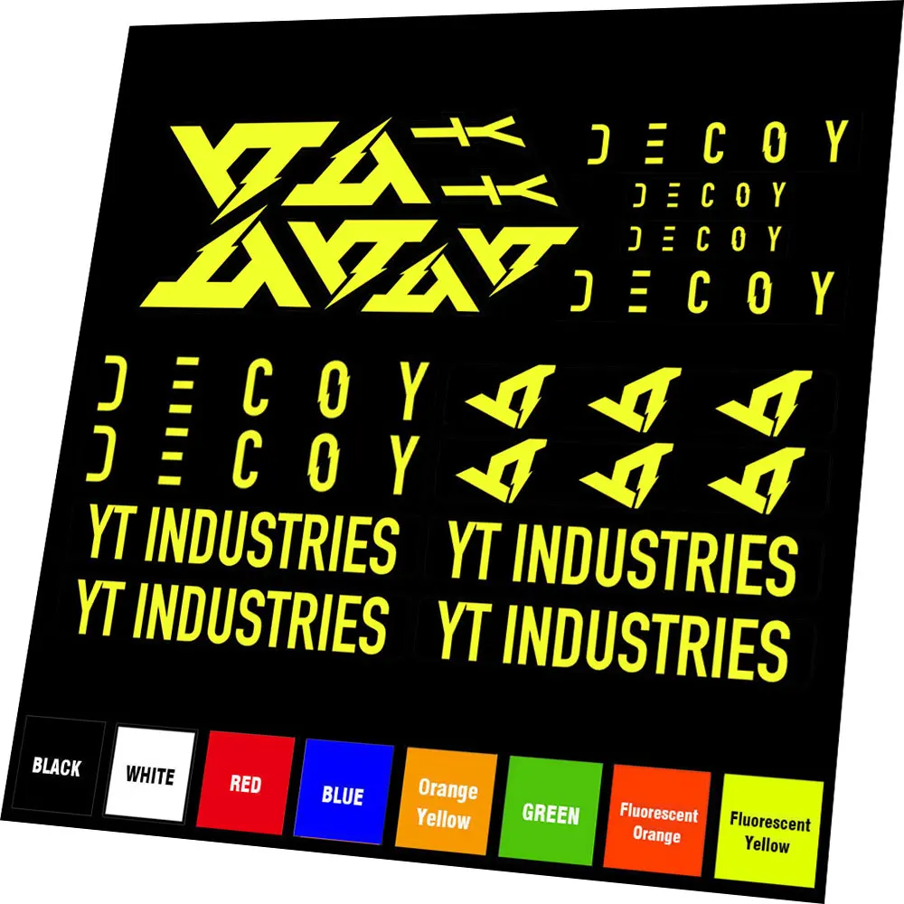 For Yt Industries Decoy Vinyl Custom Decals Stickers Bike Frame Kit Replacement Car Stickers AliExpress