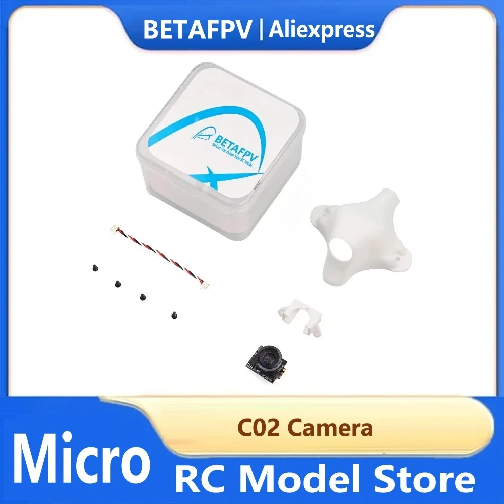 BETAFPV C02 FPV Camera 2.1mm Lens Lightweight 1.4g 1200TVL Ideal Choice ...