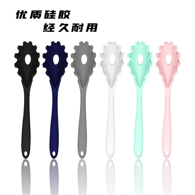 All-in-one-silicone-pasta-spoon-Noodle-spoon-Food-grade-heat-resistant ...