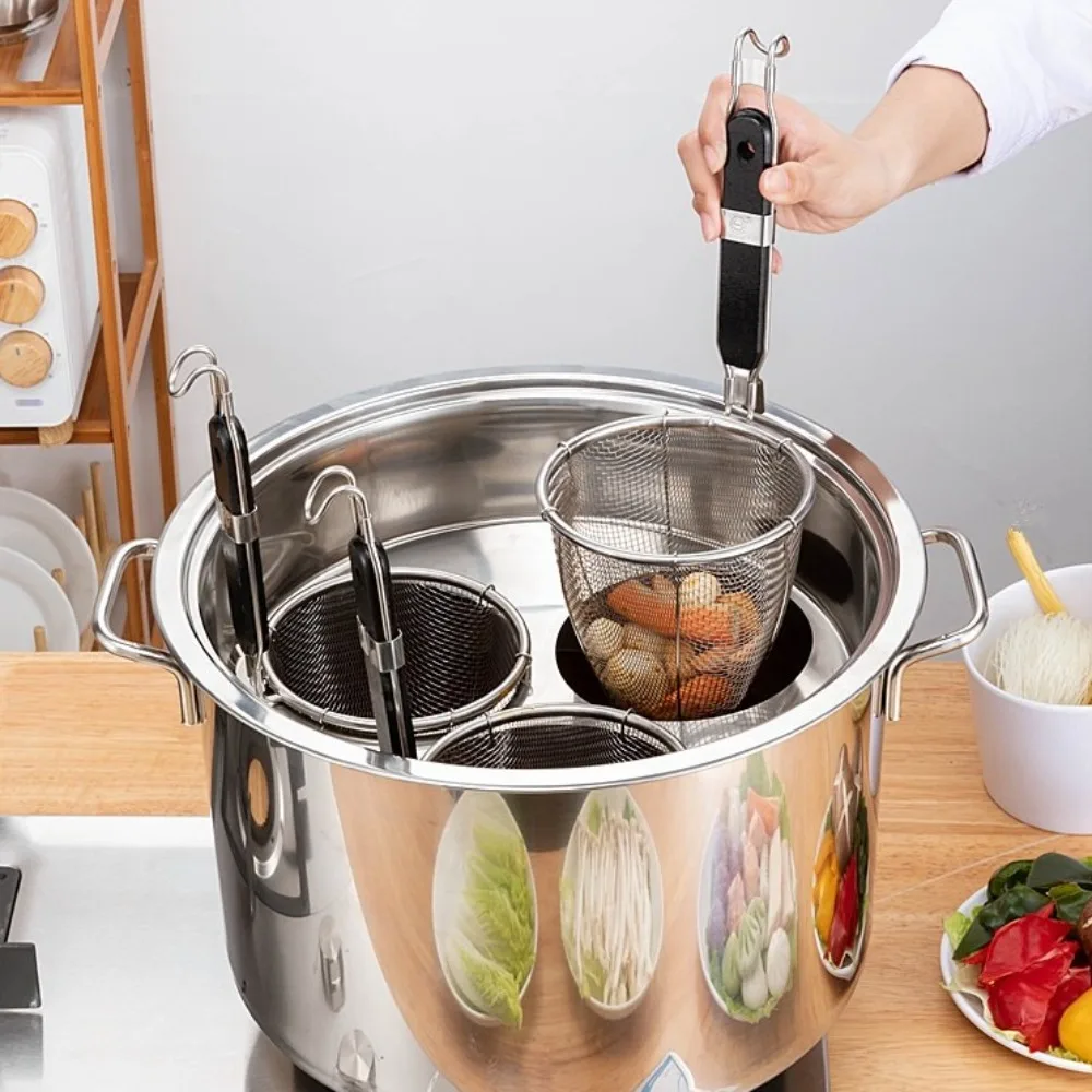 Stainless Steel Noodle Funnel Thickened Multifunctional Fine Mesh Sieve ...