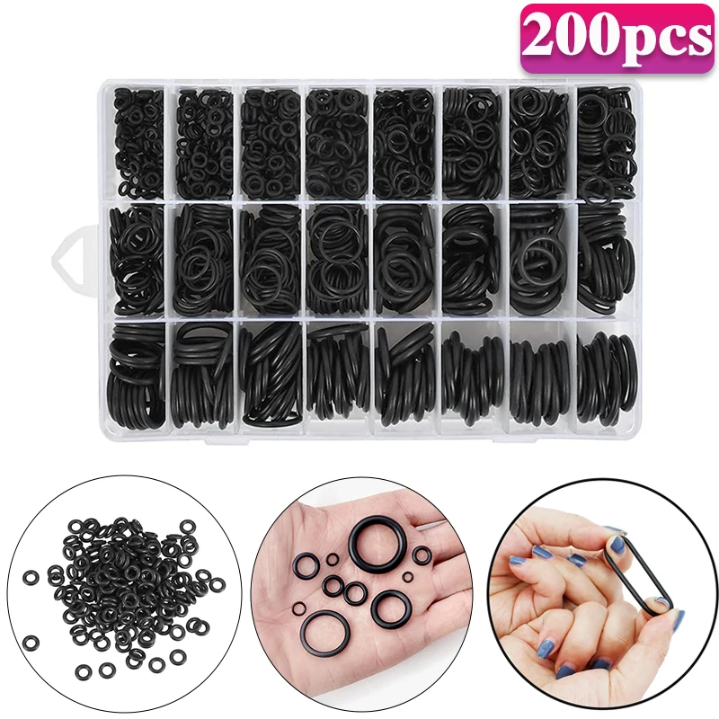 Rubber O Ring Set Gaskets Seal Nitrile Rubber Bands High Pressure O ...