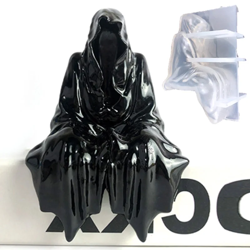 Ghost-Silicone-Resin-Mold-Halloween-Death-Molds-for-DIY-Handmade-Candle ...