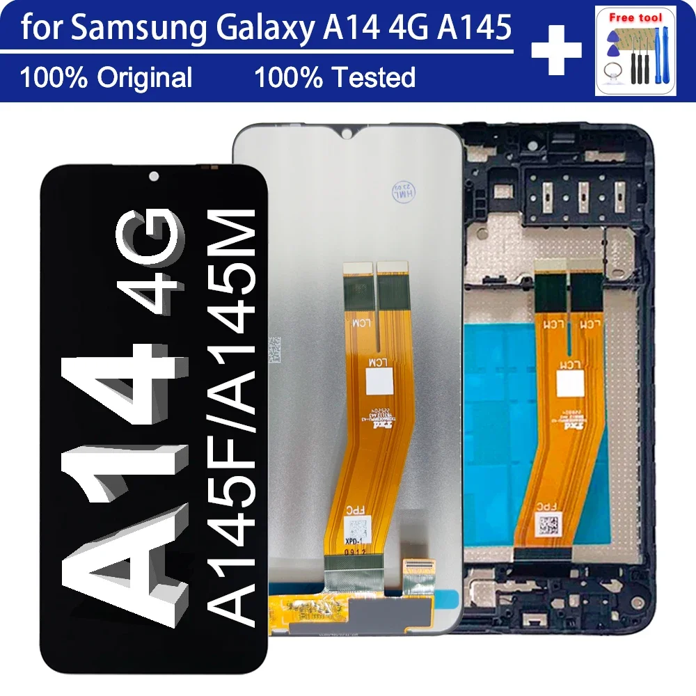 Pantalla-LCD-100-Original-para-Samsung-Galaxy-A14-reemplazo-de-Panel-t ...