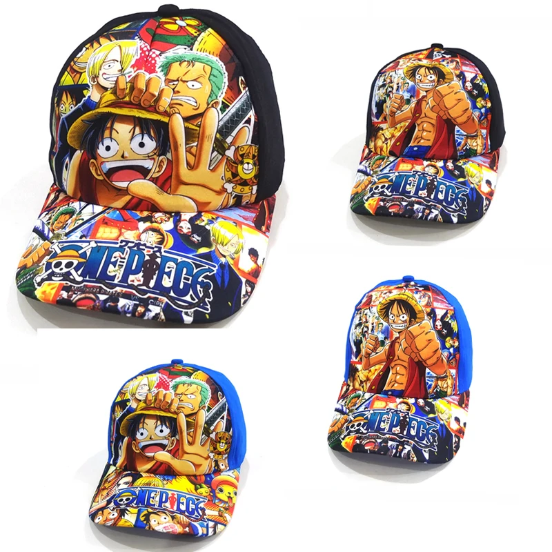 Children's Baseball Cap anime Super One Piece Boy Girls Hat Baseball ...