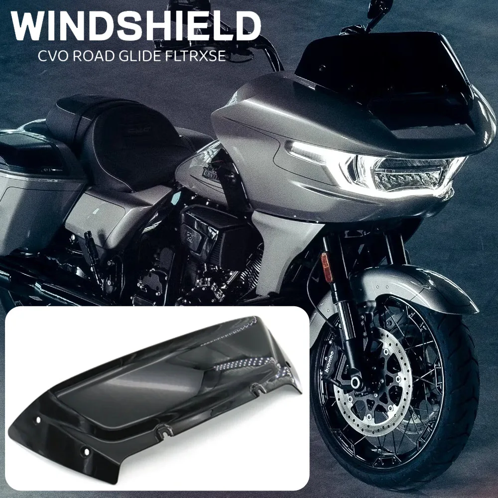 Motorcycle Front 4.5" Windscreen Windshield Visor Wind Screen Shield ...