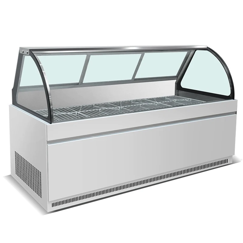 Open-Counter-Display-Cooler-with-Glass-Door-for-Supermarket-Fresh-Meat ...