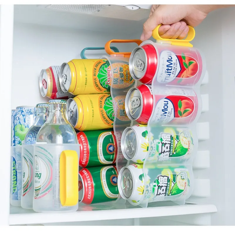 Juice-Drink-Racks-Can-Space-saving-Organizer-Fridge-Kitchen-Storage ...