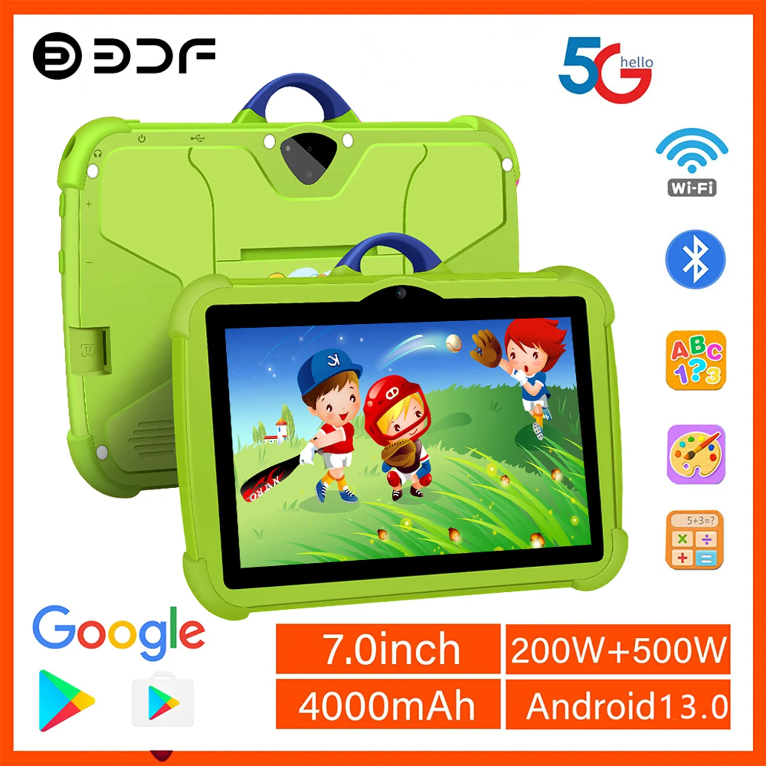 New Kids Tablets 7 Inch WiFi For Study Education Tablet Children's ...