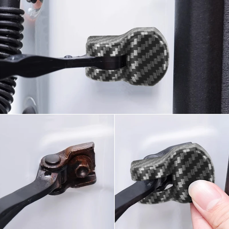 Car-Accessories-Car-Carbon-fiber-pattern-Door-Limiting-Stopper-Cover ...
