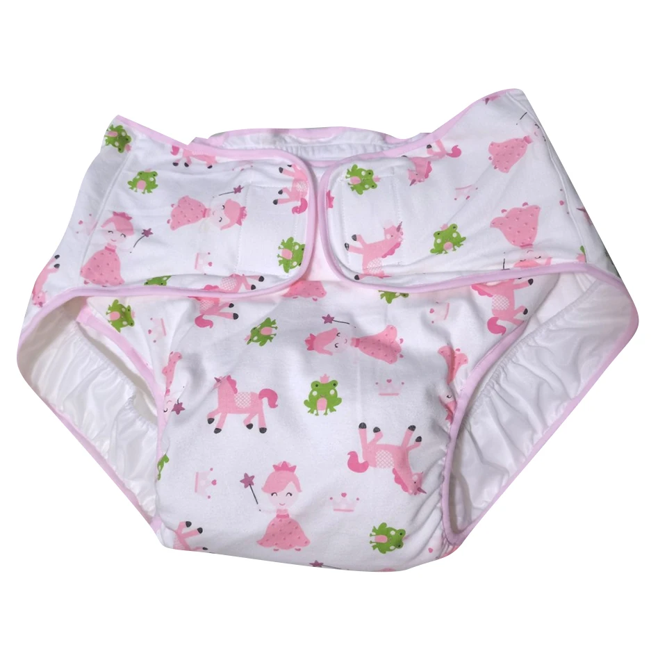 Adult-Printed-princess-unicon-cloth-pant-Adultbrief-with-padding-inside ...