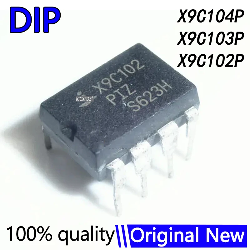 5Pcs-lot-X9C104P-X9C104-DIP-8-9C104P-DIP-X9C104PIZ-X9C103PIZ-X9C103P-X9C103-X9C102PIZ-X9C102P ...