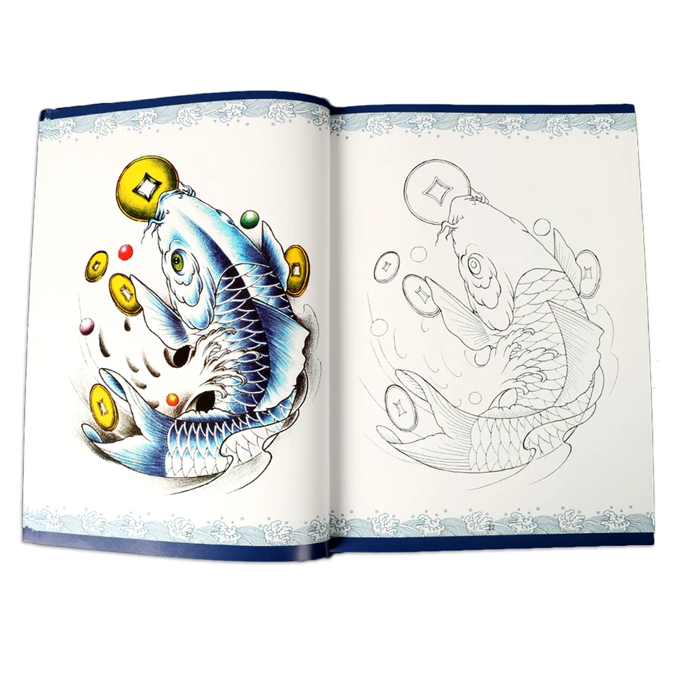 Koi Fish Drawings Book