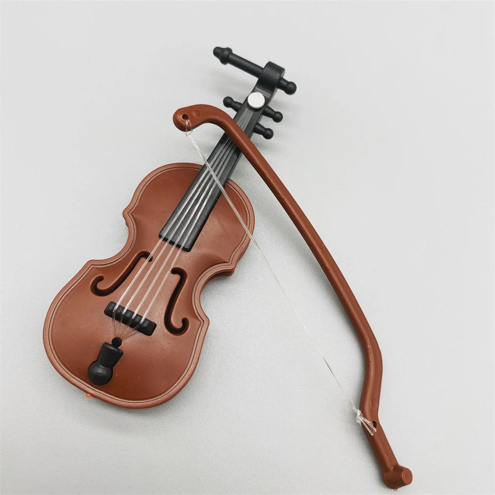 Mini-Violin-Brown-Easy-Storage-Decorative-Home-Simulation-Violin-Good ...