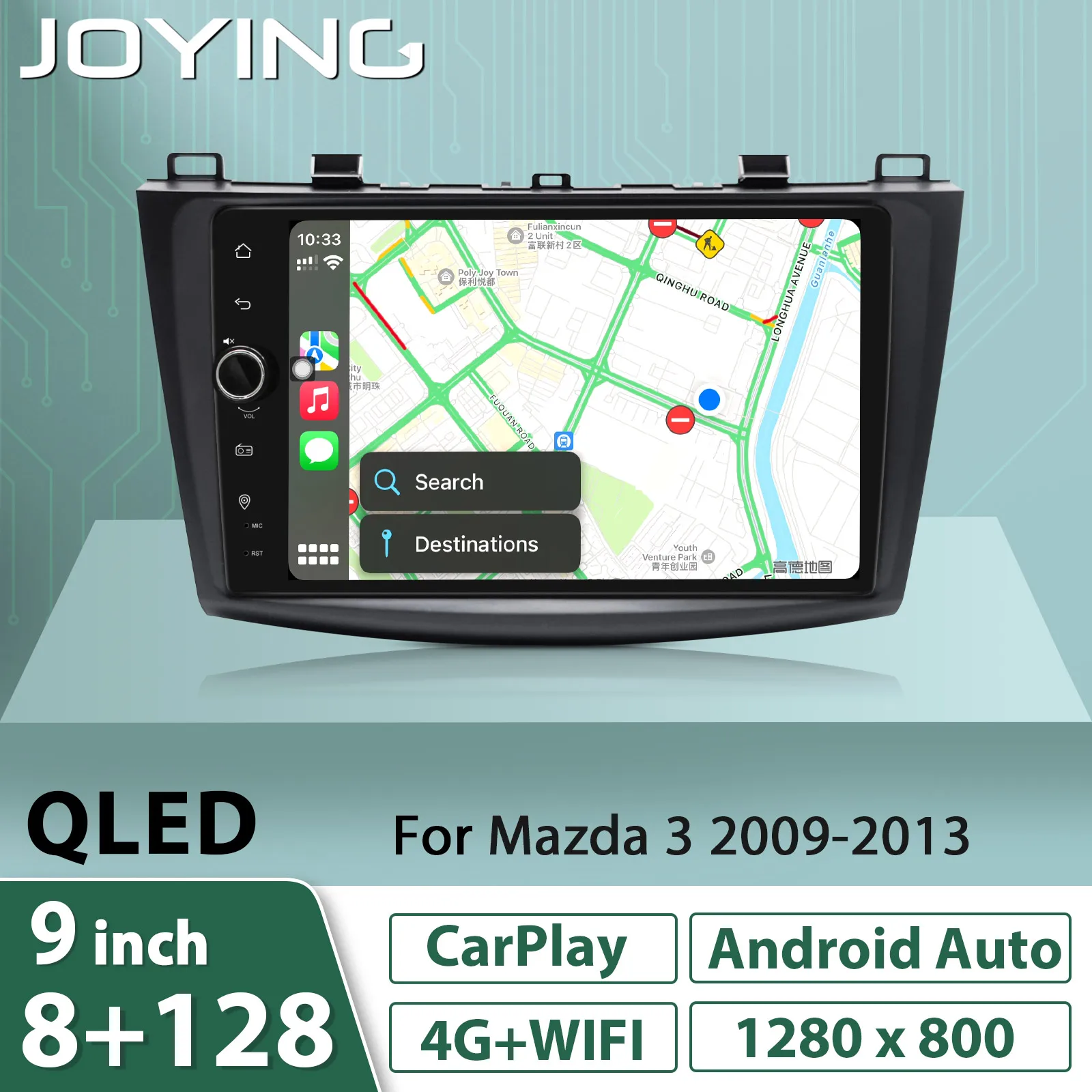 9-Android-Car-Radio-Multimedia-Player-GPS-Navigaion-For-Mazda-3-Mazda3 ...