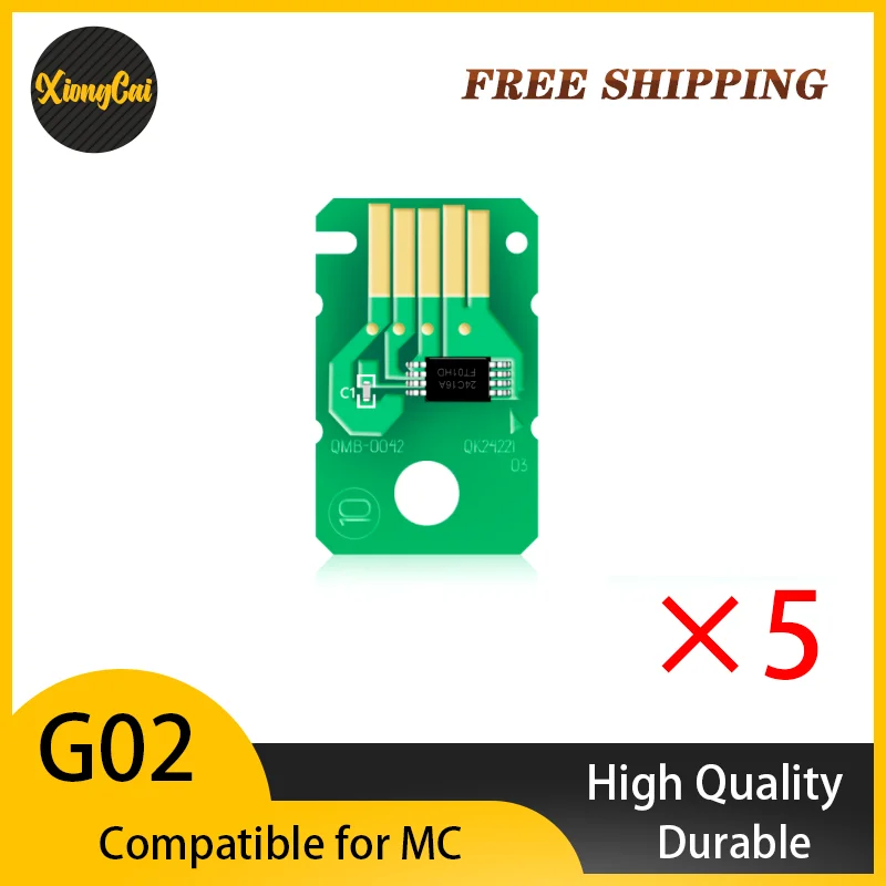 5PCS MC-G02 Maintenance box chip For Canon G2160 G3160 G1220 G2260 ...