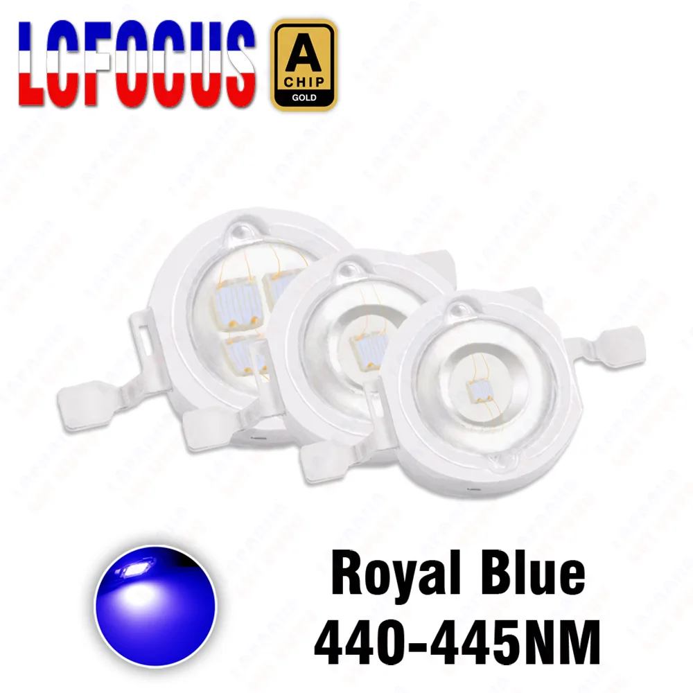 LEDs Grow 1W 3W 5W Royal Blue 440-445nm LED crescer luz COB SMD para ...