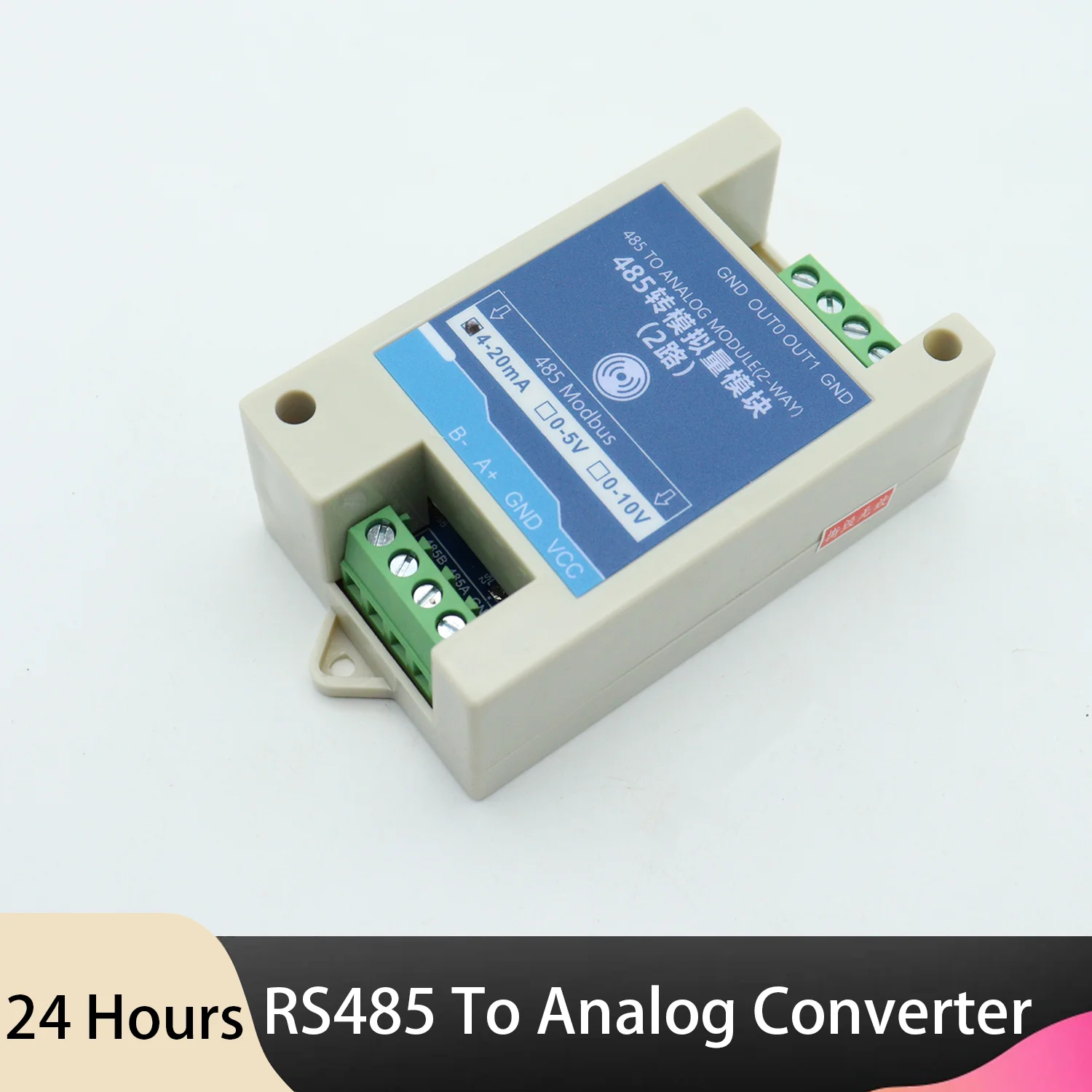 2‑Channel 4‑Channel Analog Signal Acquisition RS485 Module 4‑20mA 0‑5V ...