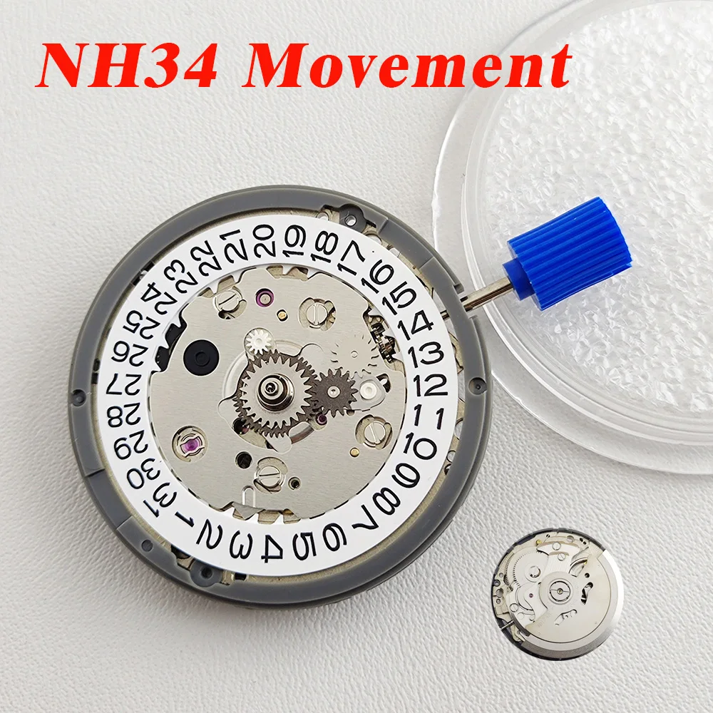 NH34-Movement-Japan-24-jewels-NH34A-NH34-4R34-4-Hands-GMT-Date-High ...