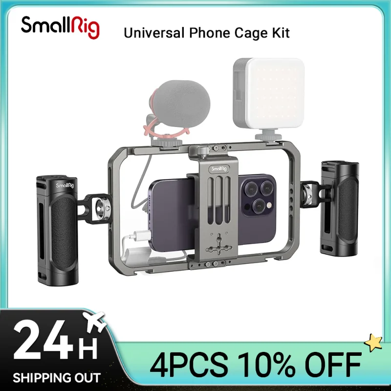 SmallRig-Universal-Phone-Cage-Smartphone-Video-Rig-Kit-with-Handles ...