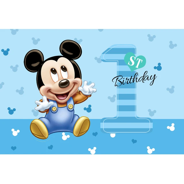 Baby Mickey 1st Birthday Clipart