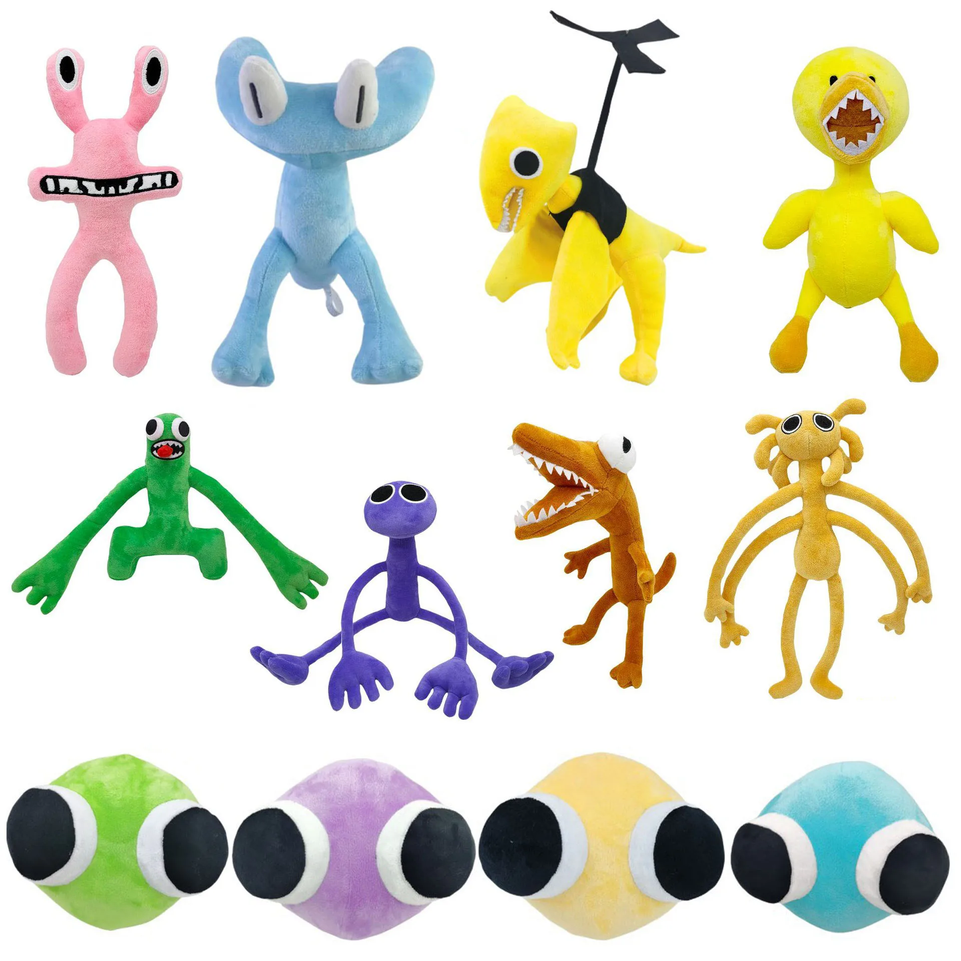 Cyan Rainbow Friends Plush Toy Yellow Pterosaur Rainbow, 57% OFF