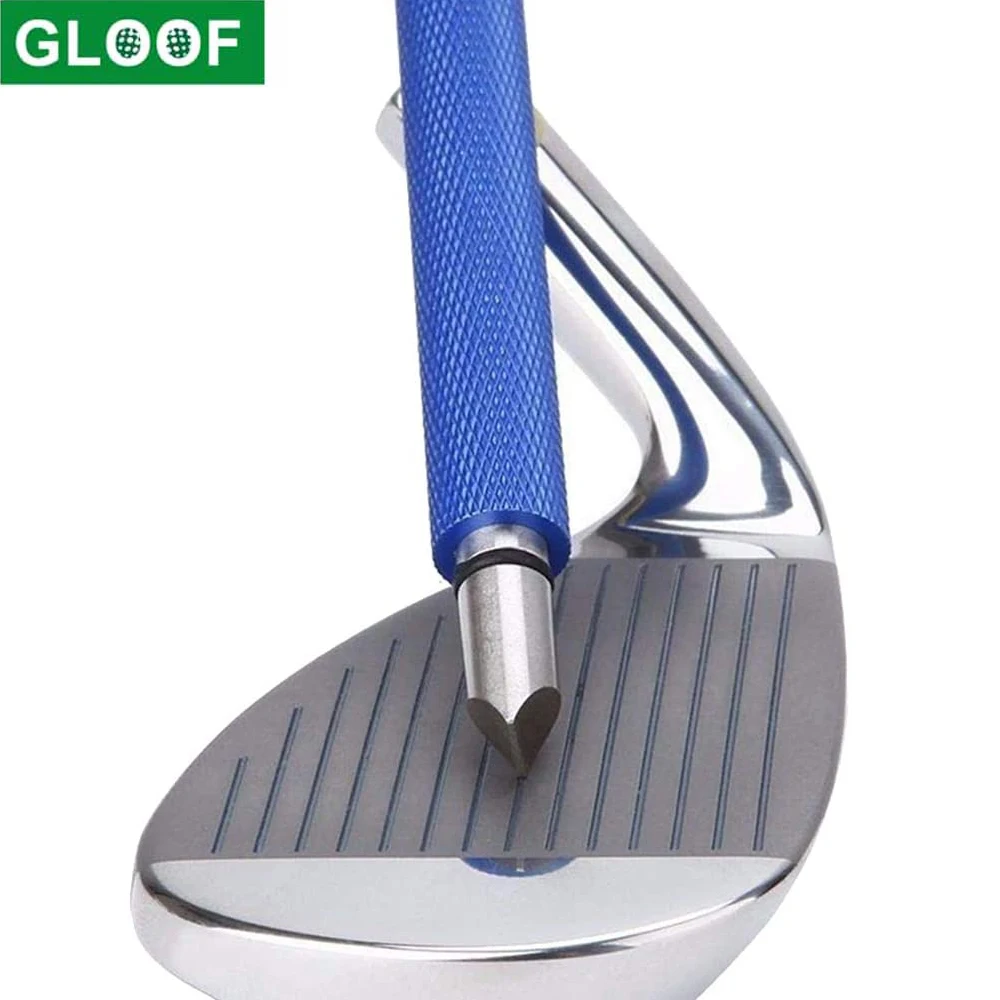 골프 클럽 그루브 샤프너 웨지 및 아이언 용 재 그루 빙 공구 및 클리너 최적의 백스핀 생성 U And V 그루브에 적합