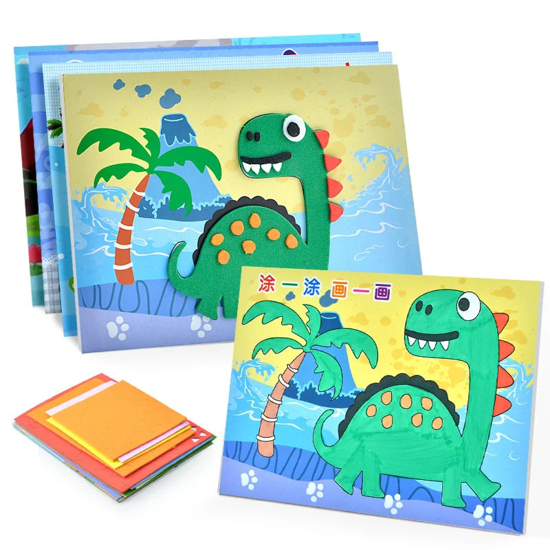 3d Eva Foam Sticker Puzzle Toys Crafts | Eva Foam Art Craft Sticker ...