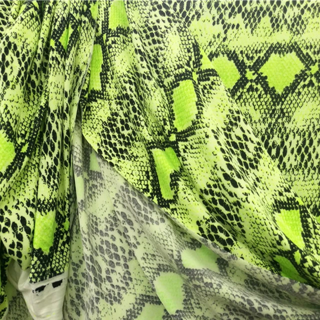 Green Snake Skin Pattern