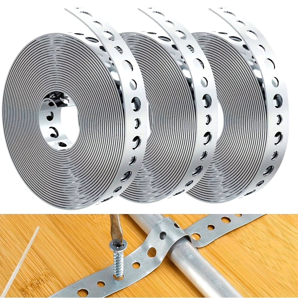 1 roll of galvanized steel tape, pre-punched multi-slot metal tape for ...