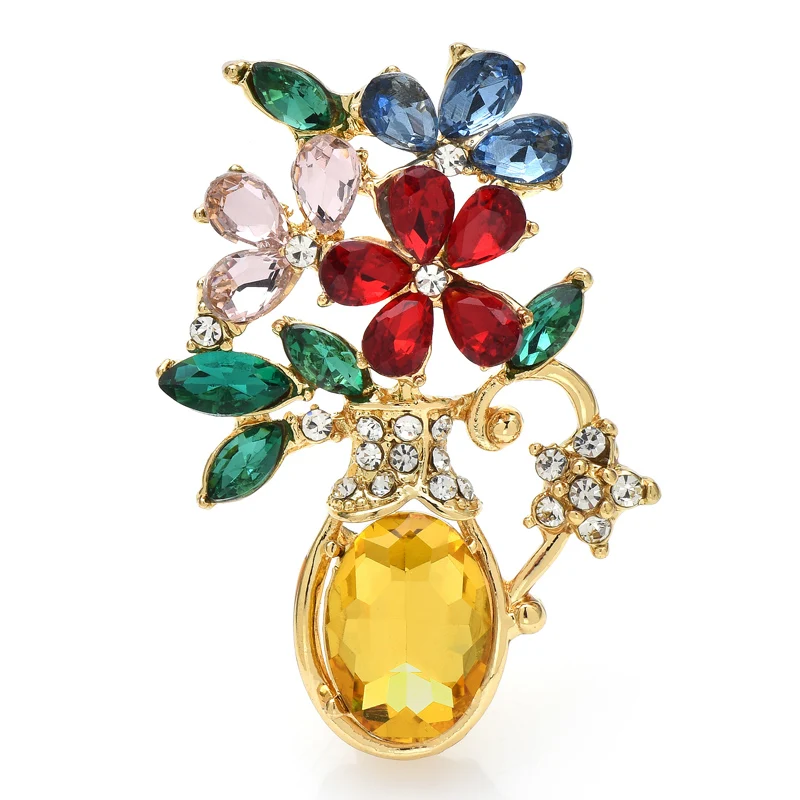 Rhinestone Office Brooch Pins | Brooches Women Flowers | Women Brooch ...