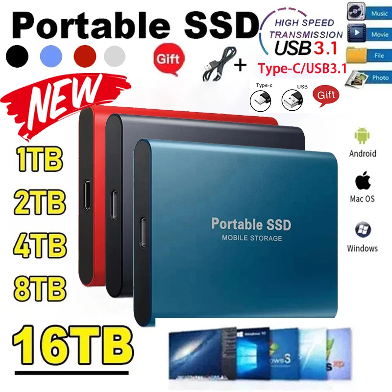 New-External-Hard-Drive-Portable-SSD-1TB-2TB-Hard-Drives-USB3-1-Type-c ...