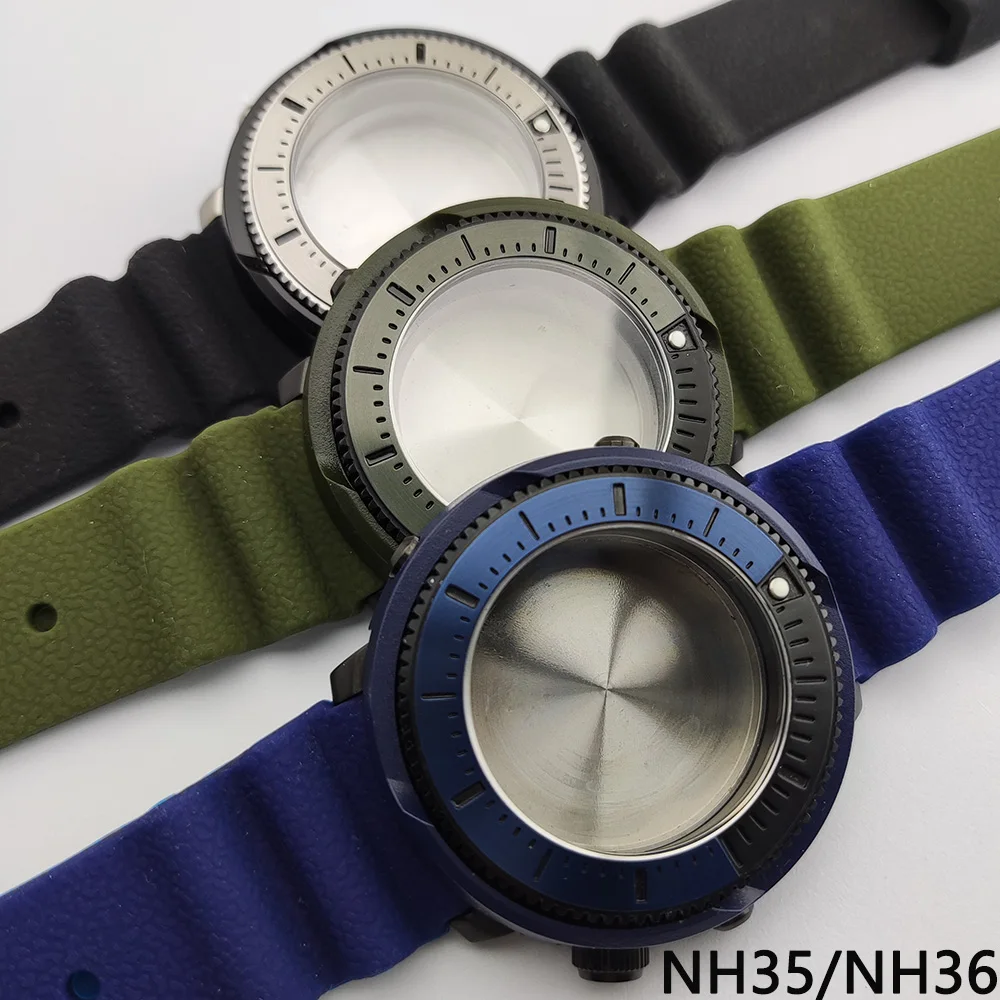 NH35 case NH36 Watch Case Fit NH35 NH36 Movement for Seiko Monster Tuna ...