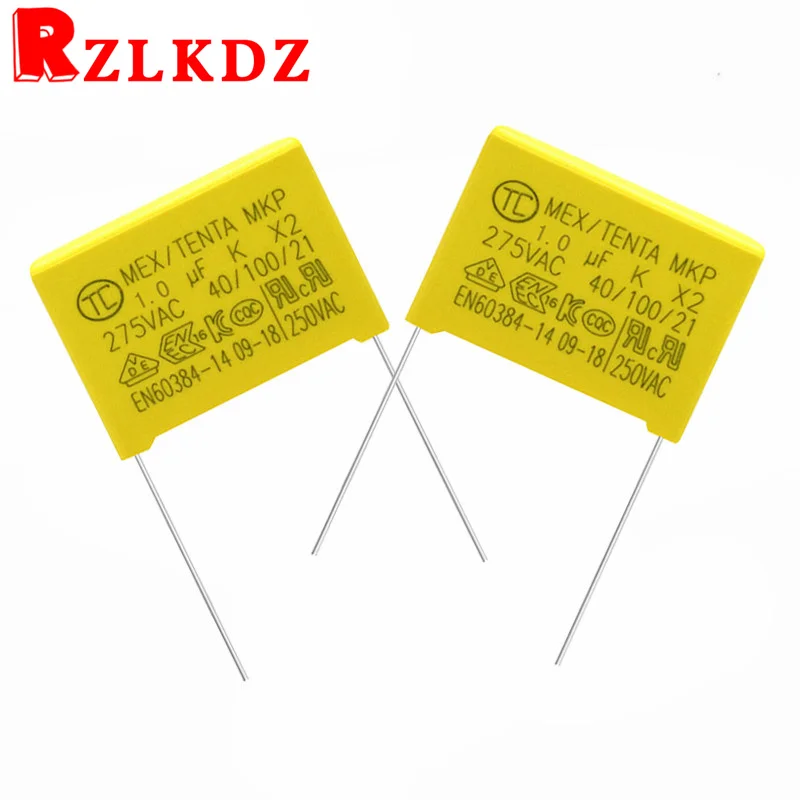 10pcs X2 Safety capacitor 15mm 275VAC 275V 0.022UF 0.047UF 0.1UF 0.15UF 0.22UF 0.33UF 0.47UF 0 ...
