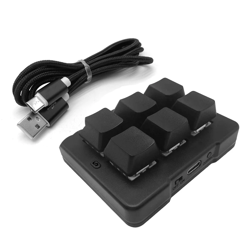 6-Key-Keyboard-Programmable-Tri-mode-2-4G-BT-Wired-Mechanical-Keyboard ...