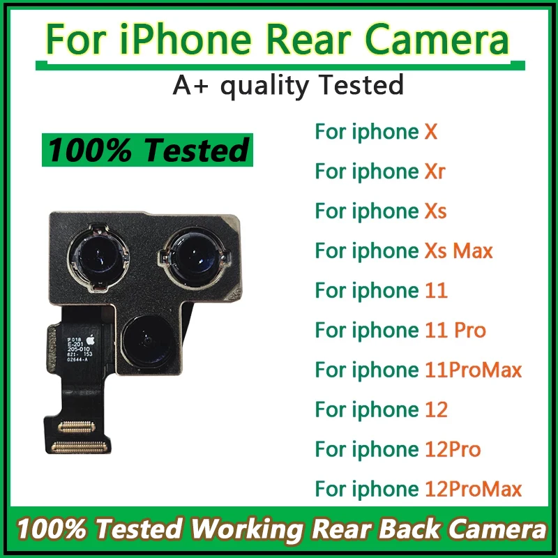 Rear-Camera-For-iPhone-SE-11-11Pro-12-Back-Camera-Rear-Main-Lens-Flex ...