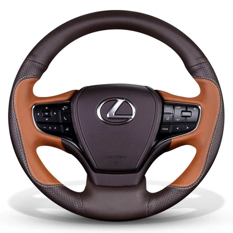 Customized-Hand-Sewing-Braid-Car-Steering-Wheel-Cover-for-Lexus-NX-RX ...