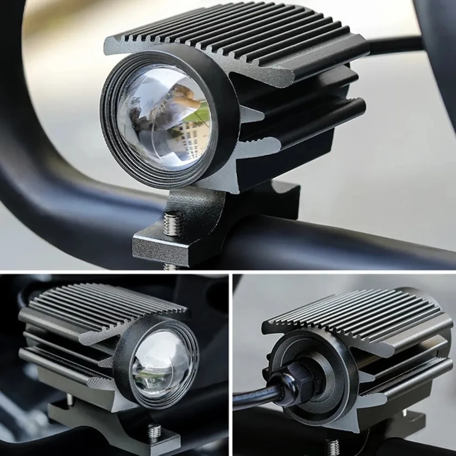 Motorcycle electric vehicle front headlights, locomotive LED 12-84V ...