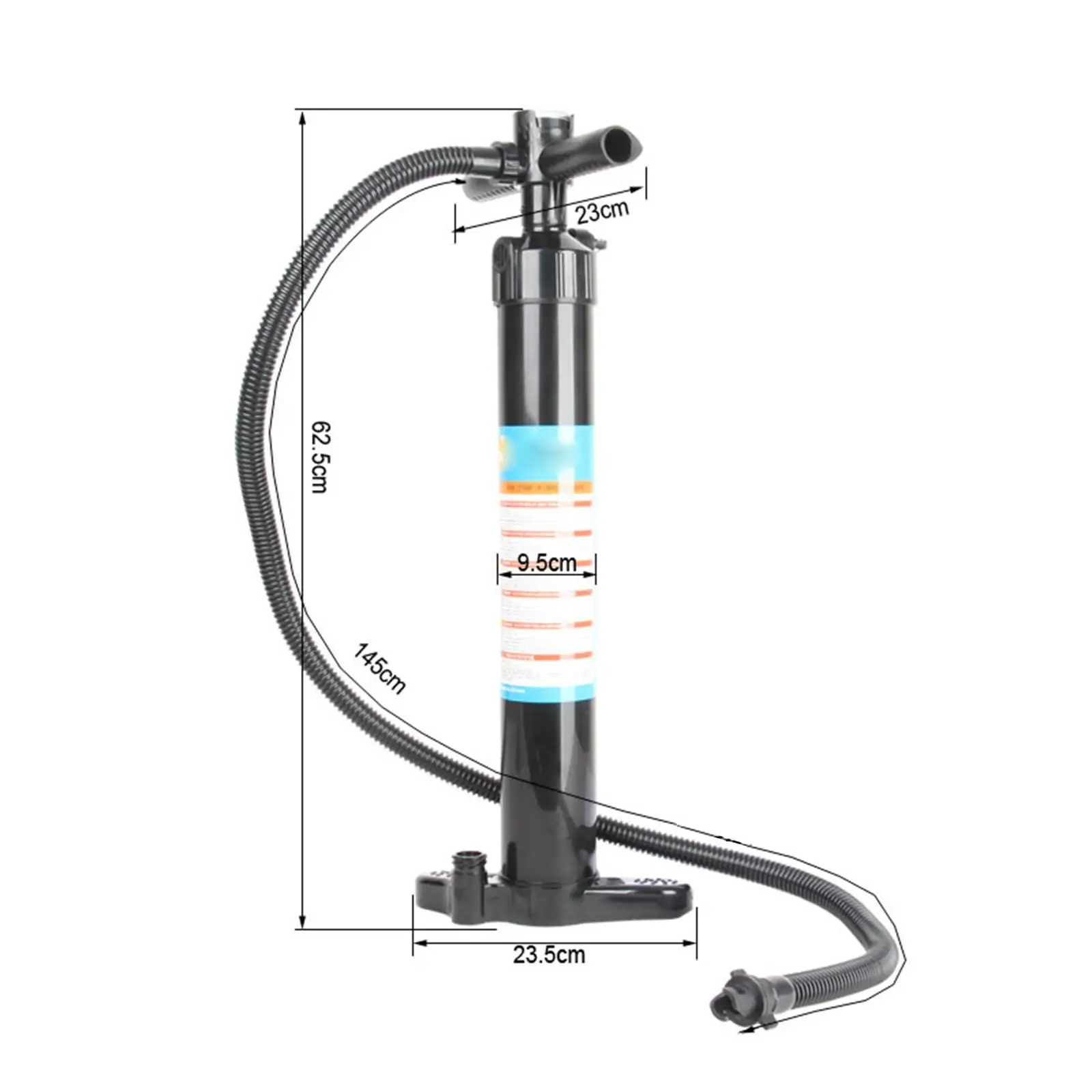 DOUBLE-ACTIONS-Hand-Pump-with-Gauge-Max-27-PSI-Floating-Manual-Pump-Fit ...