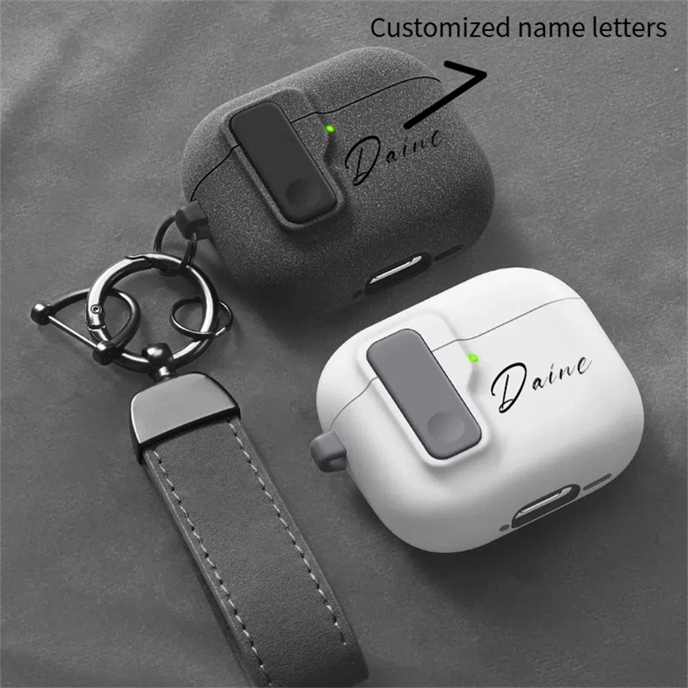 Personalized Laser Engraving Initials Letters Customize Earphone Case ...