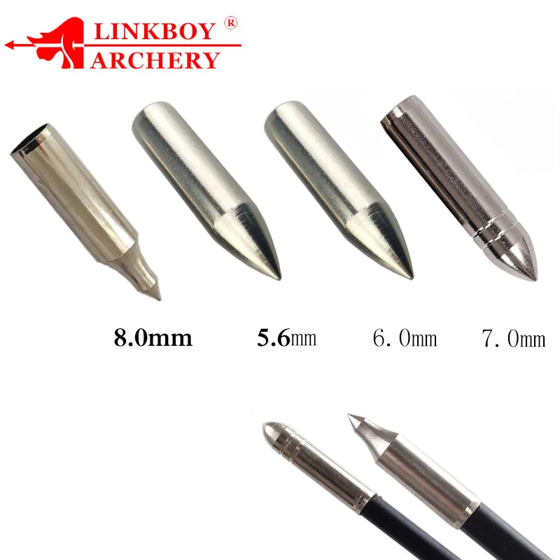 30pcs-Linkboy-Archery-Arrow-Points-Field-Tips-Point-ID5-6-6-0-7-8mm-for ...