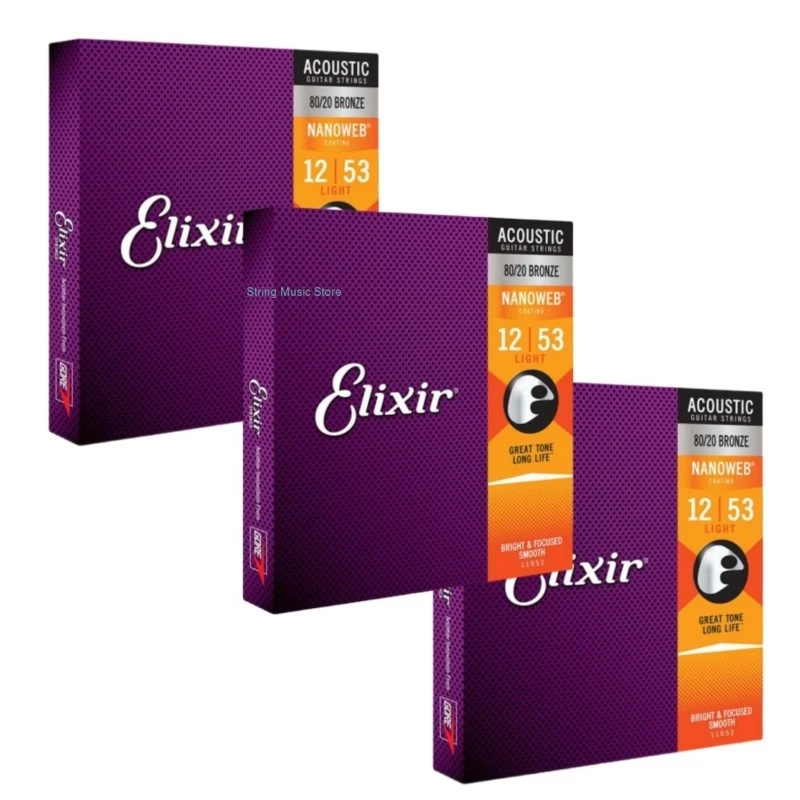 1-3-Juego-de-cuerdas-de-guitarra-ac-stica-Elixir-para-reproducci-n-el ...