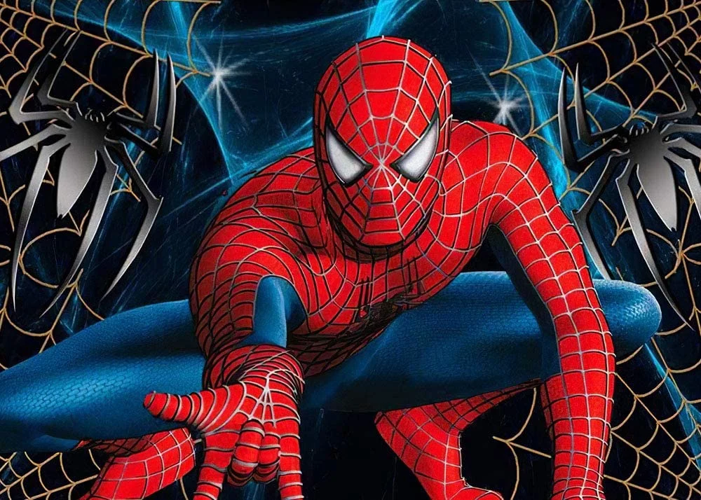 Spiderman Background For Tarpaulin
