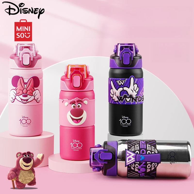 Miniso-Disney-Mickey-450ML-Insulated-Cup-Cartoon-Portable-Drinking-Cups ...