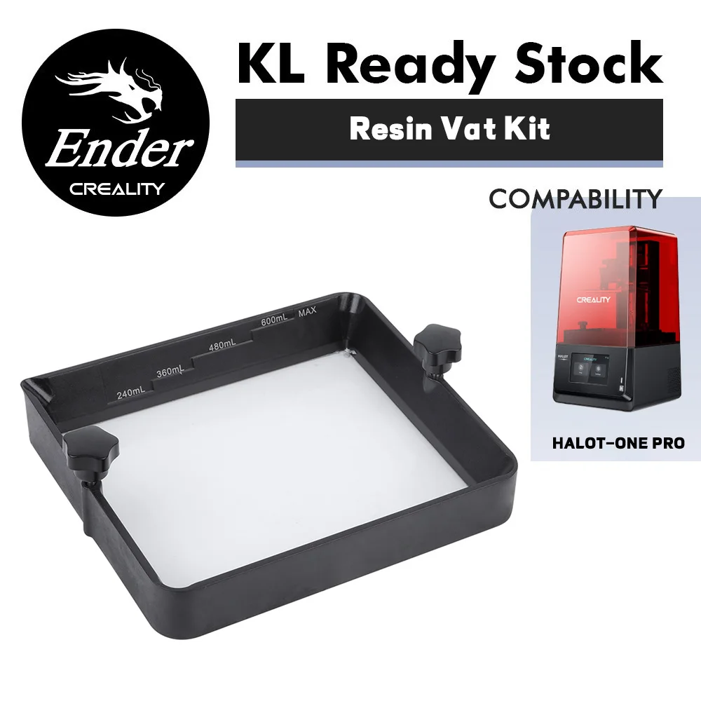 Creality-HALOT-ONE-Pro-Resin-Vat-Kit-Metal-Tank-FEP-Pre-Installed-Easy ...