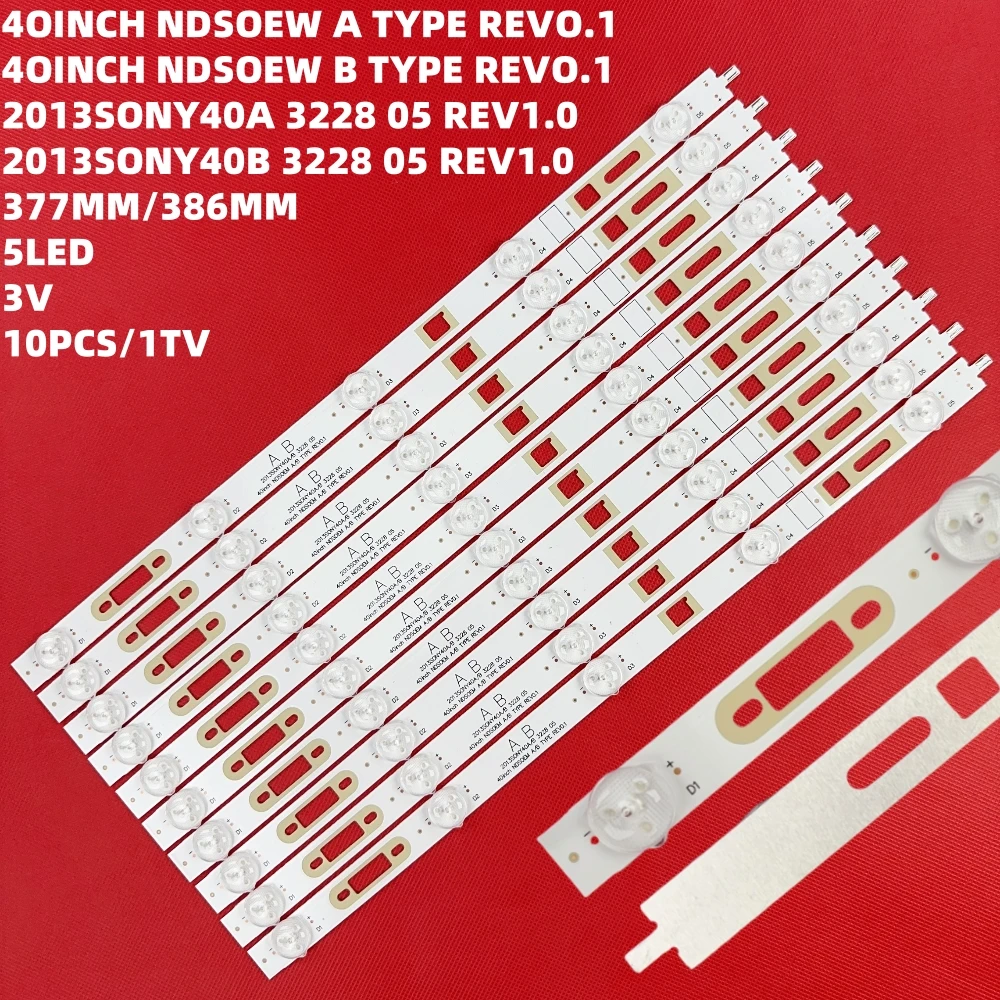 LED Backlight Strip For Sony 2013SONY40A 3228 05 REV1.0 KDL-40R450B KDL ...