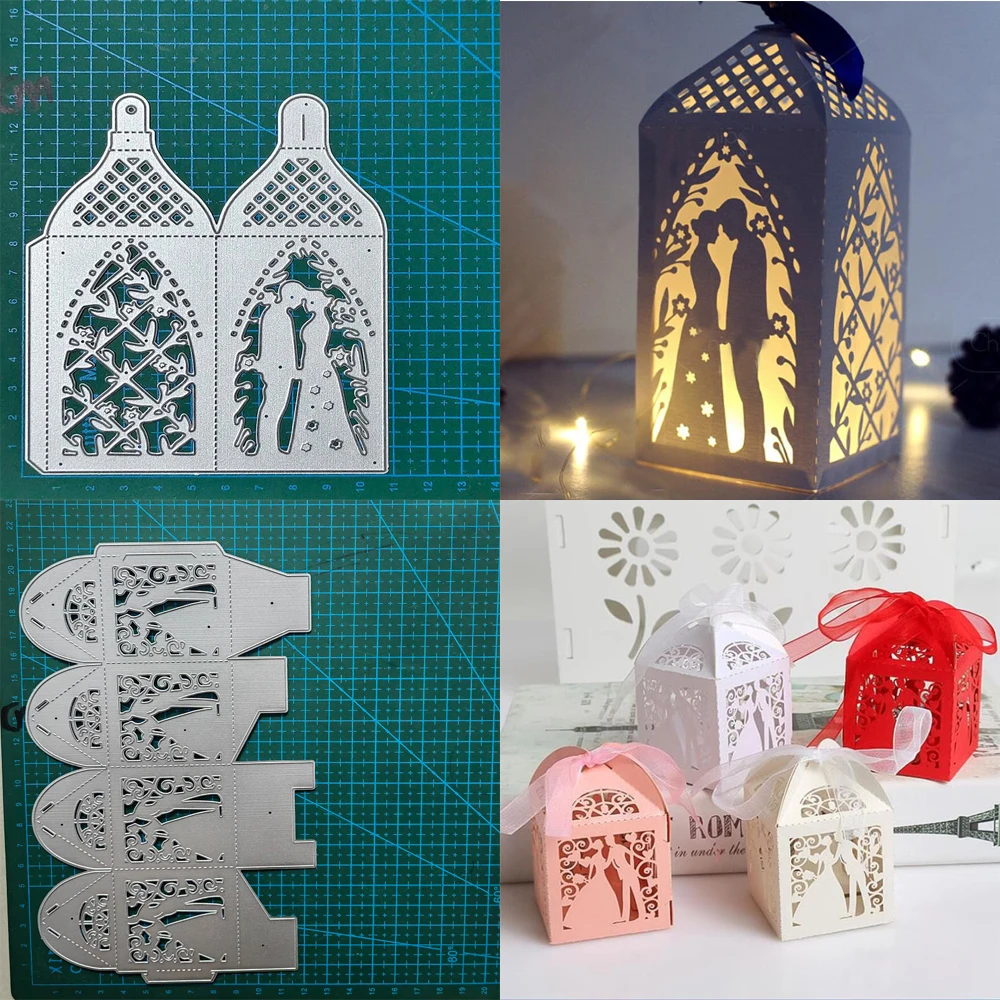 Casamento-Caixa-Casal-Metal-Corte-Morre-Cortar-Die-Mold-Scrapbook-Paper ...